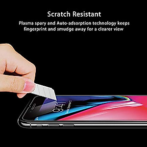 UNBREAKcable Screen Protector for iPhone 8 Plus / 7 Plus - Double Defense Series Shatterproof Tempered Glass [9H Hardness] [Easy Installation Frame] [99.99% HD Clear] for iPhone 5.5 inch - 2 Pack