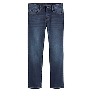 GAP Boys Straight Fit Jeans, Medium Wash, 12 US