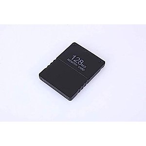 Suncala 2 Pack Memory Card for Playstation 2, 128MB High Speed Memory Card for Sony PS2 ps2 Memory Card