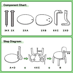 iPlay, iLearn 2 PCS Wooden Kids Chair Sets, Natural Hardwood Frog & Cow Animal Children Chairs, Furniture Set for Toddlers Kids Boys Girls, Stackable for Playroom, Nursery, Preschool, Kindergarten