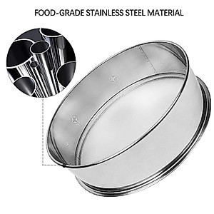 Sidasu Vibrating Sifter Mesh Screen 60 Mesh Stainless Steel Vibrating Sieve Mesh Screen for Automatic Powder Sifter Machine