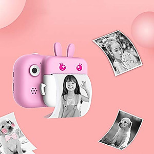 Camera Printing Paper, 10 Rolls Photo Printer Paper for Kids Printer Camera, Children's Camera Instant Print Rolls, Refill Print Paper for Kids Camera
