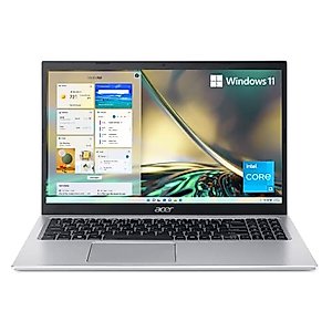 Acer Aspire 5 A515-56 Slim Laptop 15.6" Full HD IPS LCD Intel i3-1115G4 Processor 4GB DDR4 128GB NVMe SSD WiFi 6 Amazon Alexa Windows 11 Home in S Mode (Renewed)