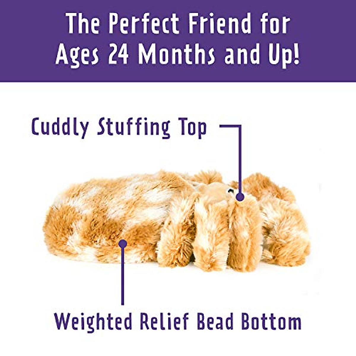 1i4 Group Warm Pals Microwavable Lavender Scented Plush Toy Weighted Stuffed Animal - Spidey Spider