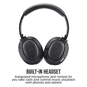 MEE audio Matrix Cinema ANC Bluetooth Wireless Active Noise Cancelling Headphones with aptX Low Latency, CinemaEAR Audio Enhancement, and Active Noise Cancellation (Renewed)