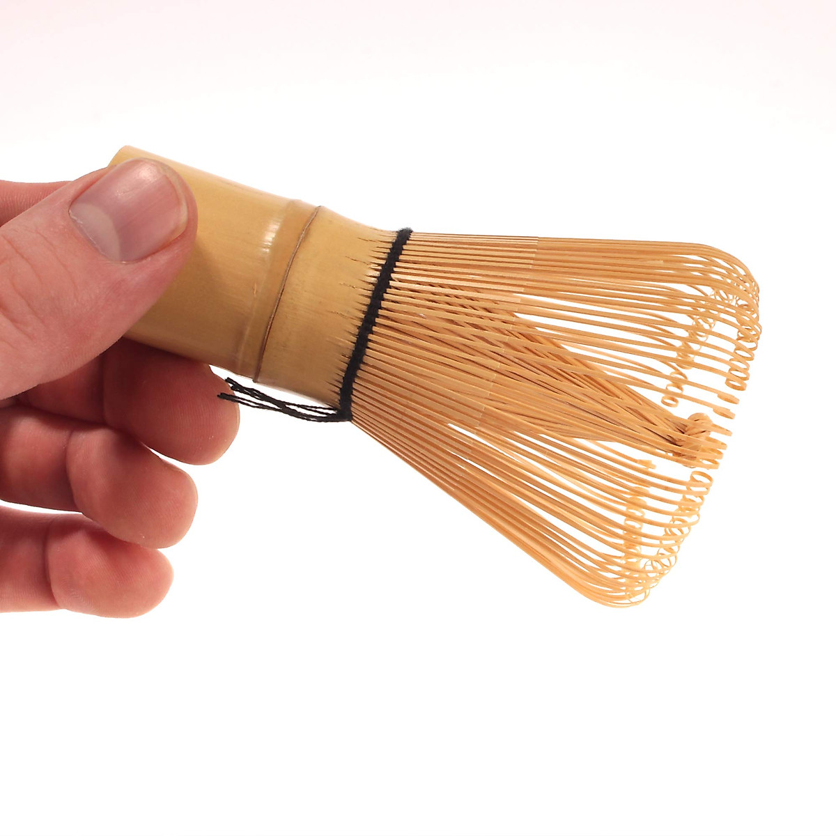 BambooMN Brand - Matcha Bowl Set (Includes Bowl, Rest, Tea Whisk, Chasaku, & Tea Spoon) 1 Set Black