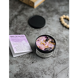 Healing Candles, Manifestation Candles, Magical Gifts, Energy, Chakras, Desire Law of Attraction, Handmade Candles Birthday Gifts. (TRUST THE UNIVERSE)