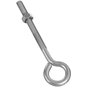 National Hardware N221-663 2161BC Eye Bolt in Stainless Steel,3/8" x 6"