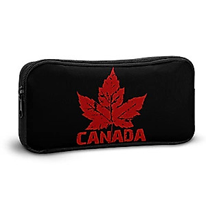 Canada Pencil Case Stationery Pen Pouch Portable Makeup Storage Bag Organizer Gift
