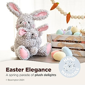 Bearington Bunny Hugs The Bunny Stuffed Animal, 10 Inch Easter Plush Rabbit Stuffed Animal