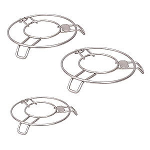 Shradha Trading Stainless Steel Pot Stand Set of 3, Pot Stand Mat Pack of 3,Stainless Steel Heat Resistant Hot Pan