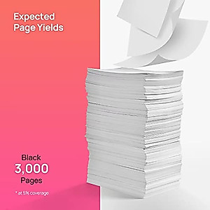 58A Toner Cartridge with Chip Replacement for HP 58A CF258A 58X Toner Use with Laserjet Pro M404n M404dn MFP M428fdw M428fdn M428dw M404dw M404 Enterprise M406dn M430f Printer (2 Black)