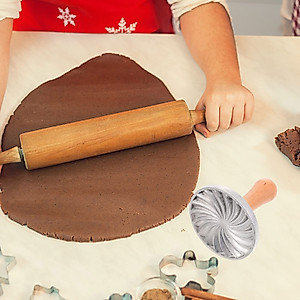 Hemoton 2pcs Biscuit Mold Dough Press Cookie Press Cake Stamp Burger Biscuit Presser for Baking Biscuit Pressing Molds Chocolate Press Cookie Mold Metal Cookie Dessert Toaster Zinc Alloy