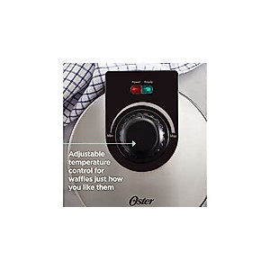 Oster DiamondForce Nonstick Coating Infused with Diamonds Belgian Waffle Maker