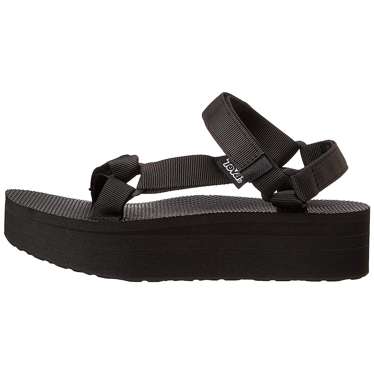 Teva Women's Flatform Universal Black 9 M