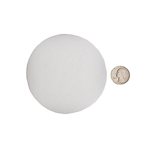 Playfully Ever After 4 Inch White 16pc Stiff Felt Circles