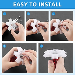 AMI PARTS 3 PCS Air Conditioner Fin Comb Condenser Fin Straightener Include FCR6 Fin Comb, Plastic Air Conditioner Fin Comb and Metal Radiator Fin Comb for Air Conditioner Condenser