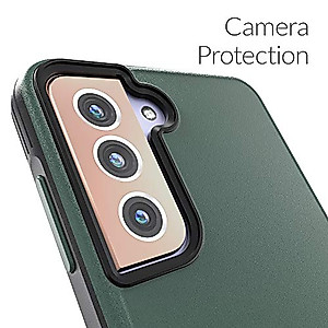 Crave Slim Guard for Galaxy S21+ Case, Shockproof Case for Samsung Galaxy S21 Plus, S21+ 5G (6.7 inch) - Forest Green