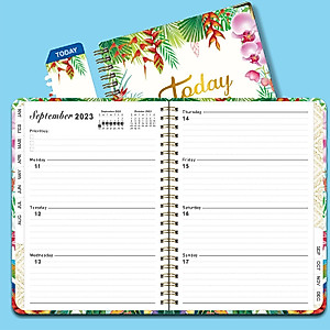 2023-2024 Planner-Weekly & Monthly Planner（Bird+purple)