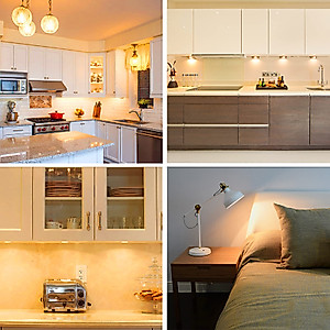 Gaormii G8 Halogen Light Bulbs 20W 120V Xenon Under Cabinet Puck Lighting Replacements G8 Base 2Pin T4 JCD Type Dimmable 2700K Warm White (Pack of 12)