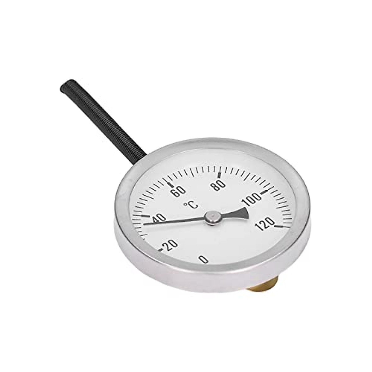 Household Garden Products 63mm Grill Thermometer Stainless Steel Bimetallic High Accuracy 0‑120℃ Easy Reading BBQ Thermometer for Machine