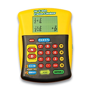 Educational Insights See 'N' Solve Fraction Calculator