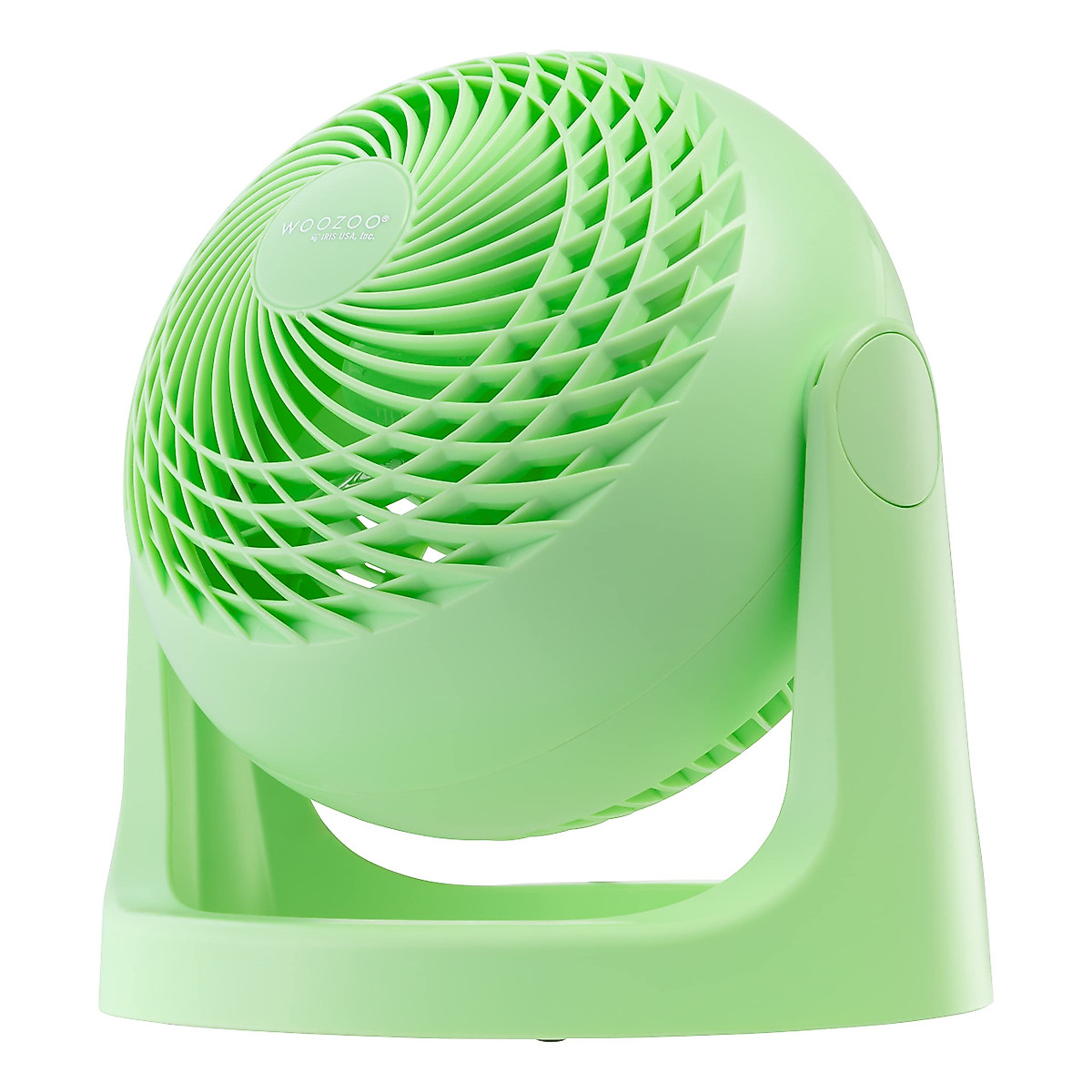 IRIS USA WOOZOO Fan, Circulator Fan, Table Air Circulator, Desk Fan, Fan for Bedroom, 3 Speeds, 52ft Max Air Distance, 11.5 Inches, 360° Adjustable Tilt, 30 db Low Noise, Green