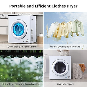 ACONEE 2.7 cu.ft Compact Clothes Drye
