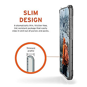 URBAN ARMOR GEAR UAG Samsung Galaxy S20 Plus Case [6.7-inch Screen] Plyo [Ice] Clear Impact Resistant Military Drop Tested Protective Cover