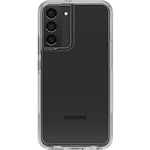 OtterBox Galaxy S22+ Symmetry Series Case - CLEAR, ultra-sleek, wireless charging compatible, raised edges protect camera & screen