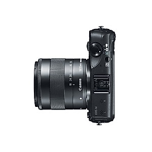 Canon EOS M 18.0 MP Compact Systems Camera with 3.0-Inch LCD and EF-M18-55mm is STM Lens