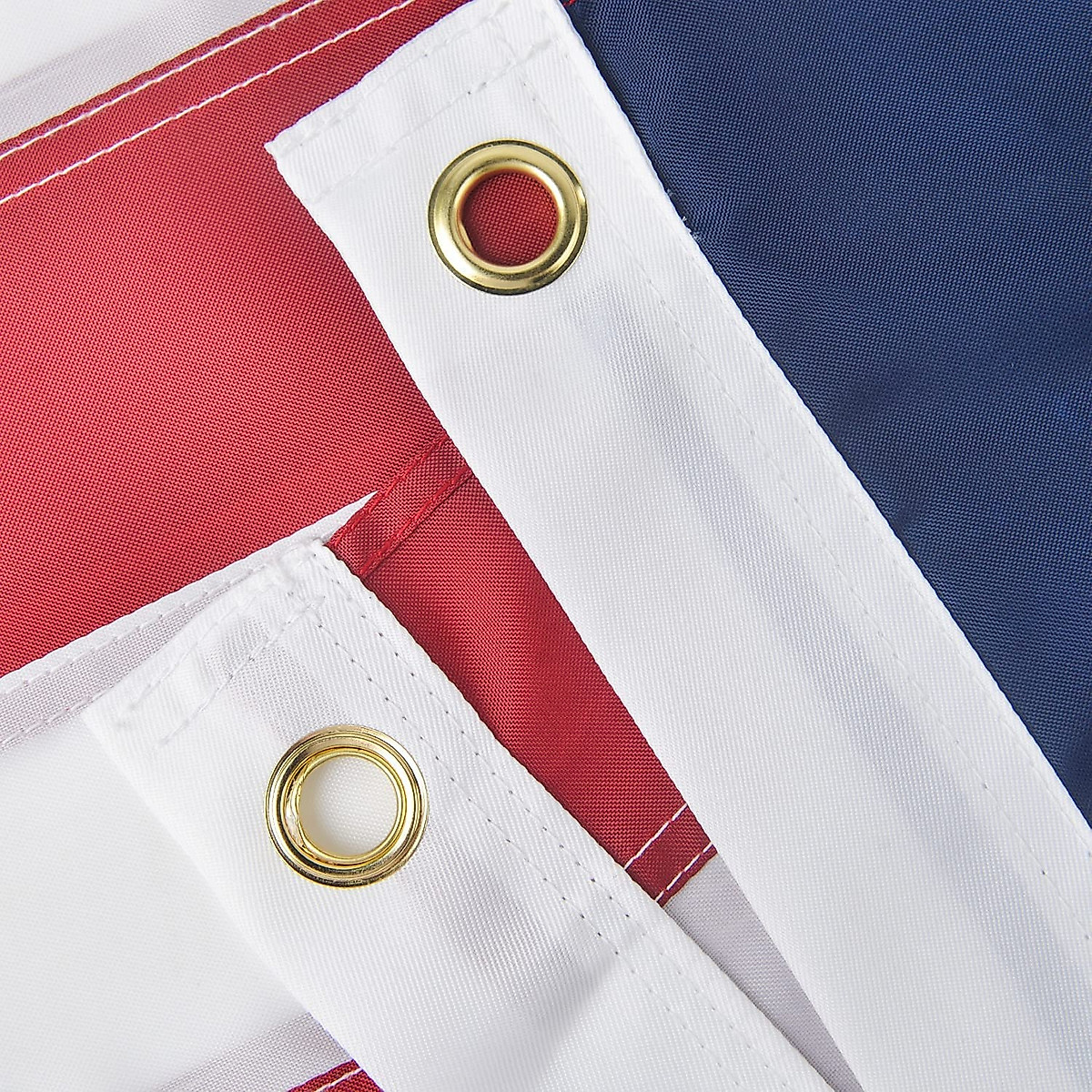 2x3 American Flag Outdoor Heavy Duty, 100% Made in USA, US Flag 2x3 ft, USA Flag with Embroidered Stars and Sewn Stripes Brass Grommets