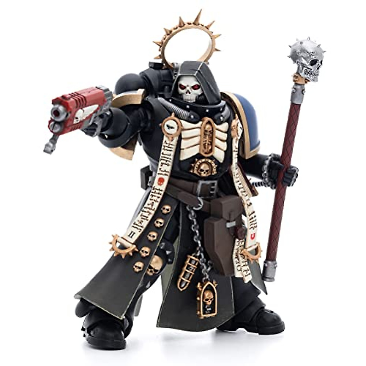 HiPlay JoyToy Warhammer 40K Ultramarines Primaris Chaplain Brother Varus 1:18 Scale Collectible Action Figure