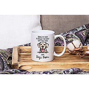 Personalized Rhodesian Ridgeback Coffee Mug, Custom Dog Name, Customized Gifts For Dog Mom, Mother's Day, Gifts For Dog Lovers, Being My Mom is the Only Gift You Need