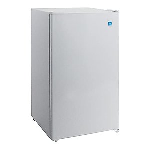 West Bend WBR33W Mini Fridge Compact Refrigerator for Home Office or Dorm, with Reversible Door, Energy Star Rated, 3.3 Cubic Feet, White