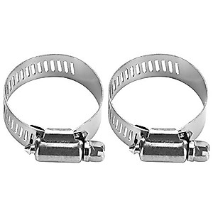 1.5m Swimming Pool Replacement Hose Filter Pump Hose with Buckles Clamps Parts for Garden Patio Above Ground Swimming Pools