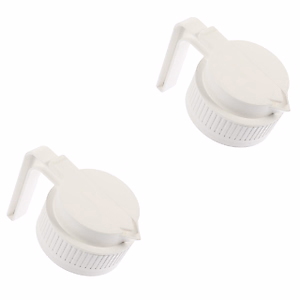 Hemoton 2pcs Mason Jar Pour Lids Flip Top Glass Bottle Glass Drinkware Wide Mouth Glass Jars Handheld Mason Jar Lid Plastic Mason Jar Caps Mason Jar Cover Mason Jar Accessories Clamshell