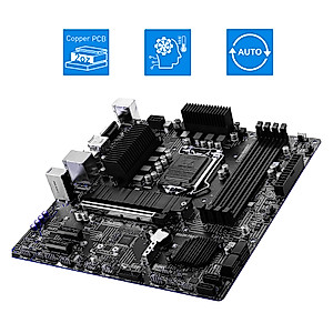 MSI B560M PRO-VDH ProSeries Motherboard (Micro-ATX, 11th/10th Gen Intel Core, LGA 1200 Socket, DDR4, PCIe 4, M.2 Slots, SATA 6Gb/s, USB 3.2, 2.5G LAN, DP/HDMI)