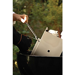 Steven Raichlen Best of Barbecue Ultimate Chimney Charcoal Starter with Handle