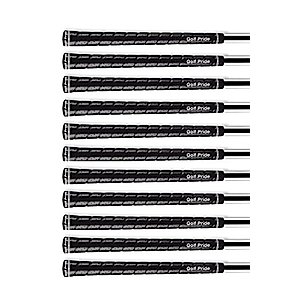 Set of 11 - Golf Pride Tour Wrap 2G (Black Midsize (60 Round))