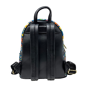 Loungefly Pokemon First Generation Printed Mini Backpack (Navy, One Size)