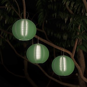 Pure Garden 50-LG1006 Solar Path Lights-13.8” Stainless Steel Outdoor Stake Lighting for Garden, Landscape, Patio, Driveway, Walkway-Set of 3, Green