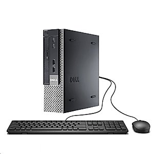 Dell Optiplex 9010 Ultra Small Desktop PC, Intel Quad Core i5 Processor, 16GB RAM, 512GB Solid State Drive, Windows 10 Professional, DVD, HDMI, Bluetooth, Keyboard, Mouse, WiFi (Renewed)