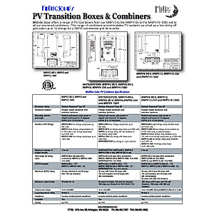 MidNite Solar MNPV3 Combiner