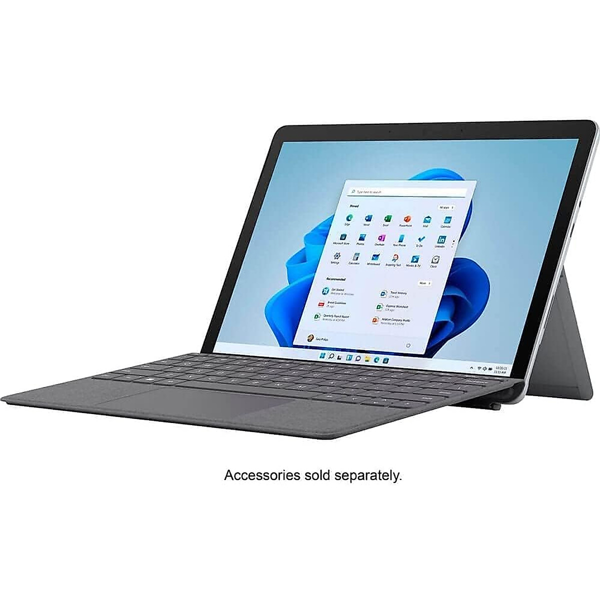 Microsoft Surface Pro 7+ LTE i5-1135G7 - Windows 10 Tablet with 16GB RAM, 256GB SSD Platinum - High-Performance Surface Laptop and Tablet in One - Ideal for On-the-Go Professionals 1Z8-00001 (Renewed)