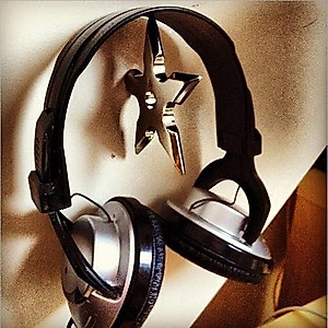 PRATIQUE Ninja Coat Hooks 2 Pack, Darts Star Wall Mounted Hooks, Stainless Steel Clothes Hats Hanger Holder (Steel Ninja)