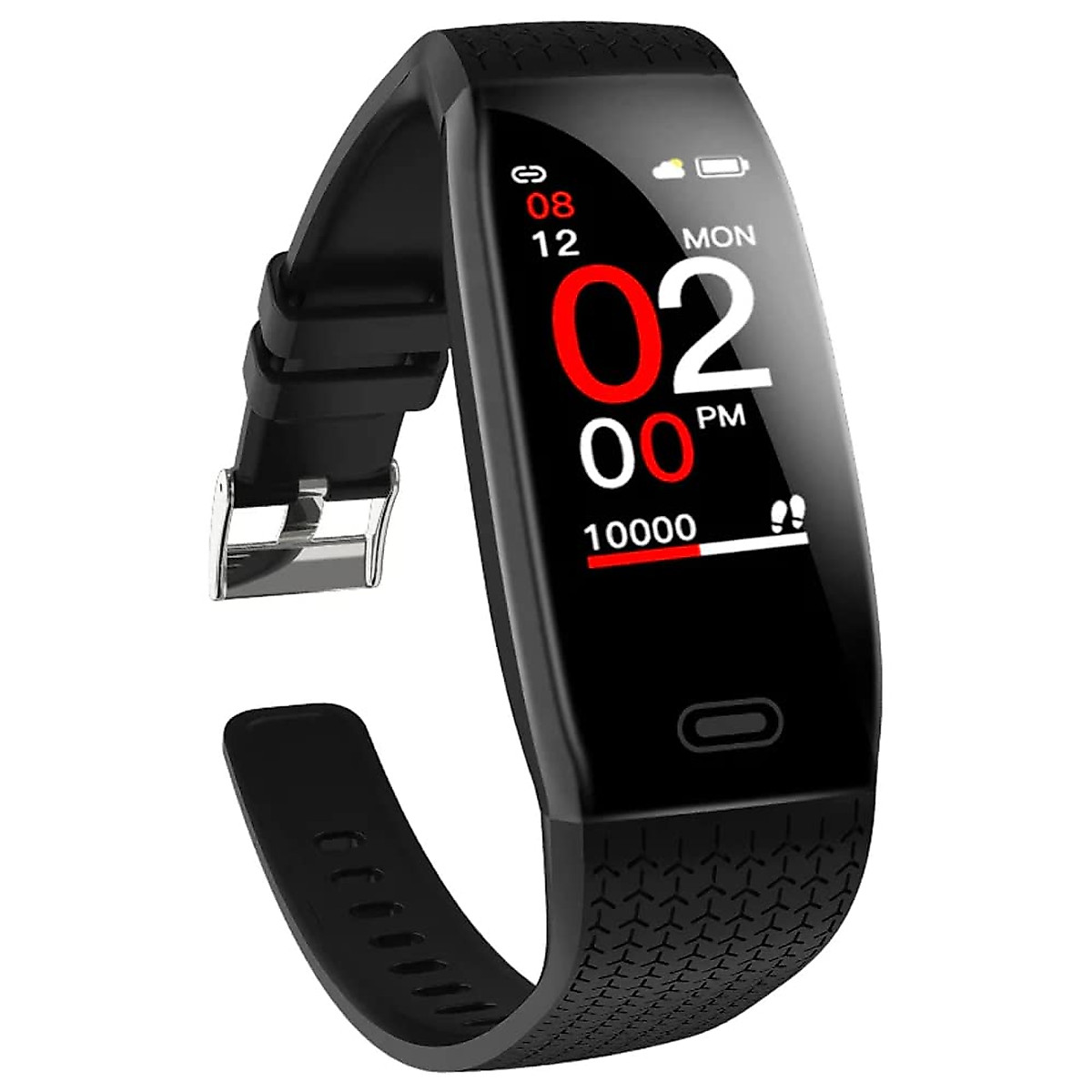 M4 Smart band 4 Fitness Tracker Watch Sport Bracelet Heart Rate Blood Pressure Smartband Monitor Health Wristband Band Bracelet (Black 0.96inch)