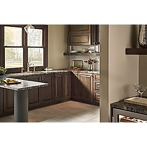 Moen S3945SRS Traditional Deck Mounted Kitchen Soap Dispenser with Above the Sink Refillable Bottle, Spot Resist Stainless