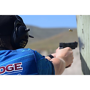 Pro Ears Pro 300, Electronic Sound Amplifier, Noise Dampener, DLSC Compression, NRR 26, Adjustable Amplification, Ear Muffs,Black