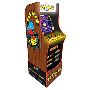 Arcade 1Up Arcade1Up Pac-Man 40th Anniversary Special Edition Arcade Game Machine with Marquee Riser and Stool - Electronic Games 815221021419